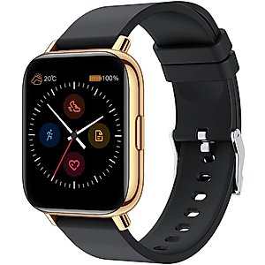Smart Watch, IP68 Waterproof Activity Fitness Tracker Watch with Heart Rate Blood Pressure Sleep Monitor Pedometer Step Counter Mens Smartwatch for Android iOS Phones 2024 Smart Watches for Men Women