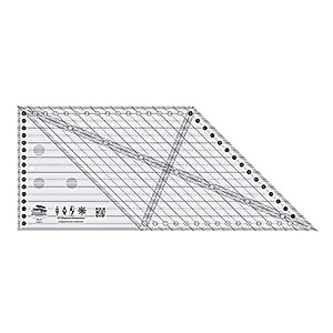 Creative Grids 45 Degree Diamond Dimensions Quilt Ruler - CGREU2
