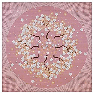 Furoshiki Maeda Japanese Wrapping Cloth a Row of Cherry Trees Sakura 50 x 50cm