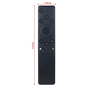 BN59-01266A Replaced Voice Remote fit for Samsung Smart 4K TV BN5901266A RMCSPM1AP1 QN65Q7FD UN75MU630D UN50MU630D UN65MU850D UN43MU630D UN55MU630D UN55MU650D UN55MU700D UN55MU800D UN65MU650D
