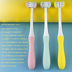 Zymon Toothbrush for Toddler Oral Care-Triple-Angle Toothhugger Training (Blue)