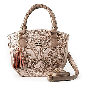 A ÁNGELOZANO Lady bag, Genuine Leather bag, Handcrafted bag, Engraved bag, Hand bag, Women's bag, Citlali Model