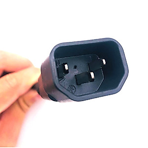 IEC 320 C14 to 2 x C13 90 Degree Power Cord PDU UPS Power Supply Extension Cord