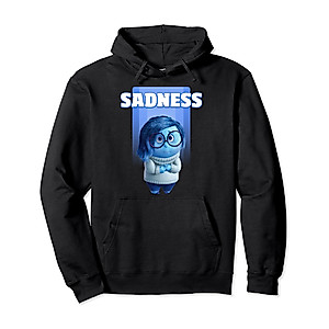 Disney Pixar Inside Out Sadness Portrait Pullover Hoodie