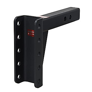 REYSUN 864351 Adjustable Trailer Hitches with Dual Ball 2" & 2-5/16", 6-1/2" Drop/Rise, 2" Receiver Shank, Drop Hitch 14,000lbs Capacity…