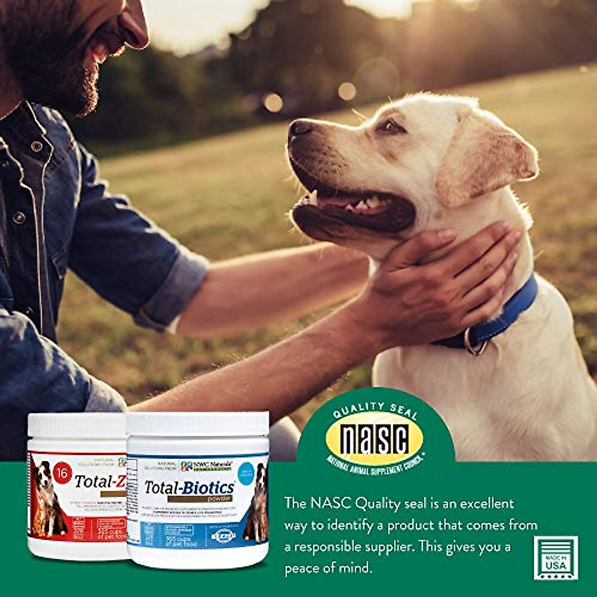 Twin Pack - Probiotics and Digestive Enzymes for dogs and cats one Total-Zymes and one Total-Biotics 8-Ounce