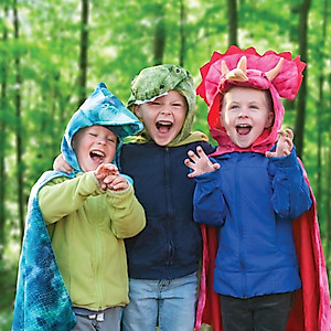 Great Pretenders T-Rex Hooded Cape, Size 4-5 Dress-Up Play