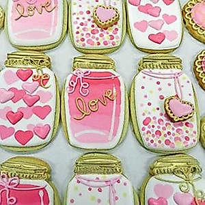 Mason Jar Metal Cookie Cutter 4.5" Made in USA by Ann Clark