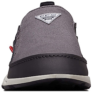 Columbia Mens Bahama Vent PFG Boat Shoe, Titanium MHW/Bright Red, 10.5 US