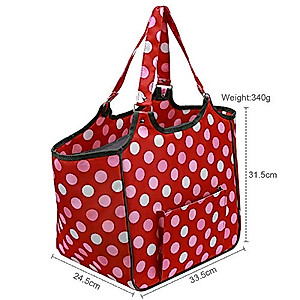 Huge Knitting Bag Yarn Tote Bag Organizer, Knitting Tote Crochet Bags for Yarn Portable Storage for Carrying Unfinished Project, Knitting Needles Kits and Yarn