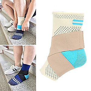 Ankle Compression Sleeve, Ankle Support Brace Muscle Relief for Injury Recovery
