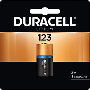 Duracell Lithium Photo Battery (123), 3 Volt (PKG of 6)