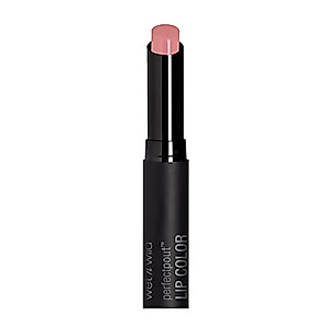 wet n wild Perfect Pout Lipstick, Peach No More Drama, Gluten-Free, Cruelty-Free, Lip Color