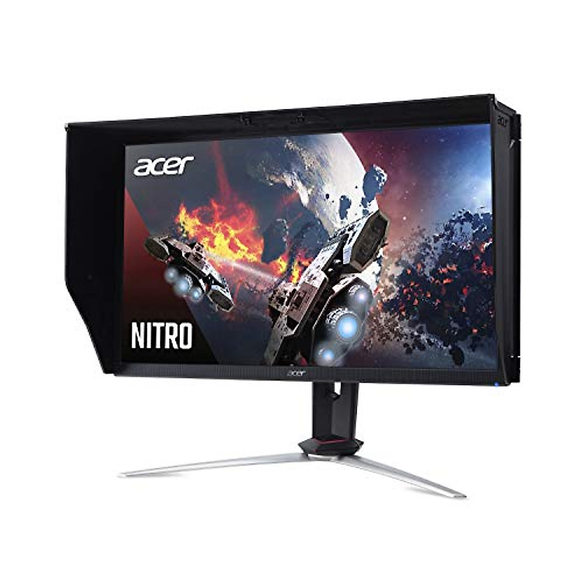 Acer Nitro XV273K Pbmiipphzx 27" UHD 3840 x 2160 IPS AMD Radeon FreeSync and NVIDIA G-SYNC Compatible Monitor, DisplayHDR400, Quantum Dot, 144Hz, 1ms, DCI-P3 , Delta E<1, Black