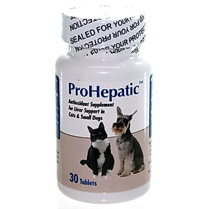 Prohepatic Liver Support Supplement for Cats Small Dogs (30 Tablets)