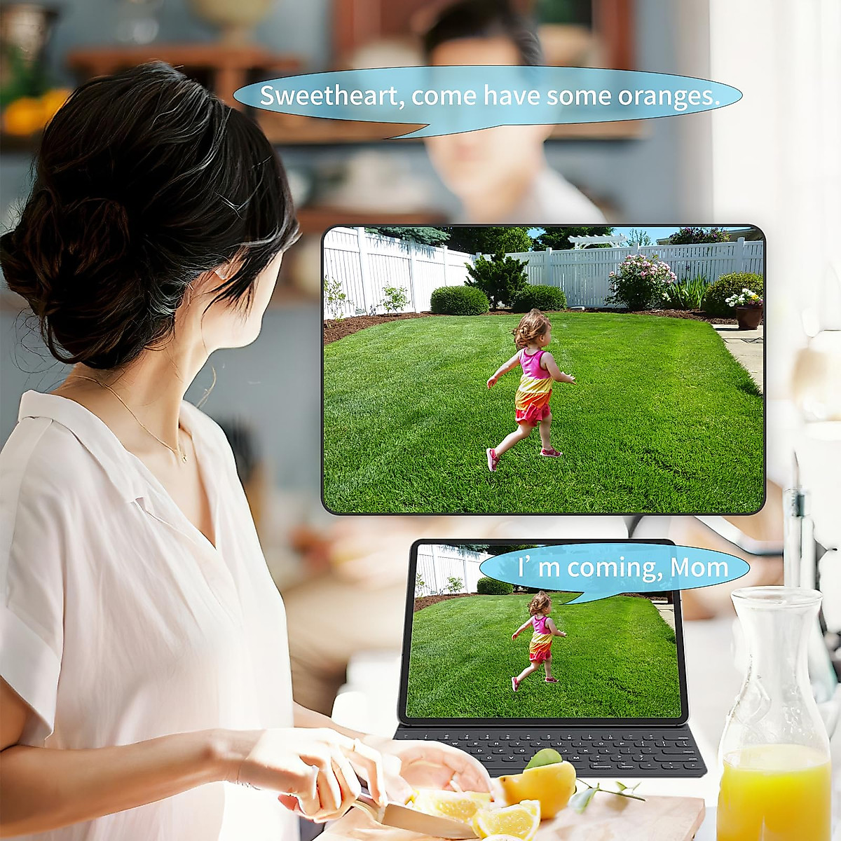 GuFamily Light Bulb Camera 2K Night Vision Security Surveillance Camera Support 2.4GHZ & 5GHz WiFi Camera Remote Control Outdoor Camera Motion Detection & Tracking Cam, Cloud & SD Card Storage