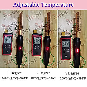 Electric Hot Comb for Wigs, Straightening Comb, Plug-In Hair Straightener for Black Hair