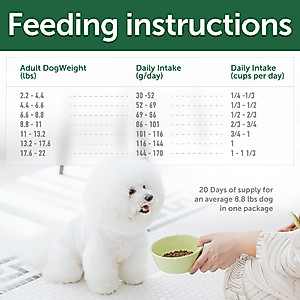 Nature's Protection Superior Care White Dogs Dry Dog Food with Lamb and Rice for Adult Small and Mini Breeds Light Coated Dogs 3.3lb