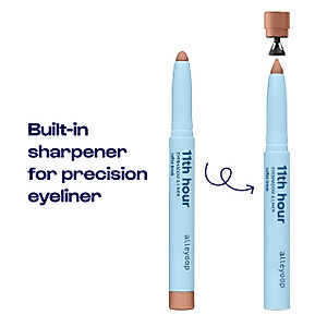 ALLEYOOP 11th Hour Cream Eye Shadow Sticks - Coffee Break (Matte) - Award-winning Eyeshadow Stick - Smudge-Proof and Crease Proof for Over 11 Hours - Easy-To-Apply and Compact for Travel, 0.05 Oz