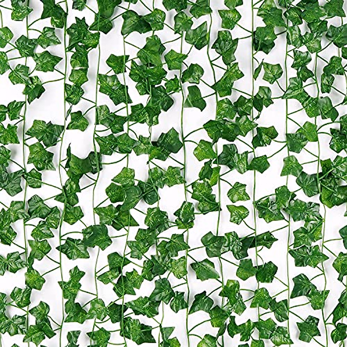 Artflower Fake Vines for Bedroom, 8 Pcs 56Ft Fake Ivy Vines Greenery Garland Artificial Ivy Leaves Fake Hanging Plants for Office Garden Wedding Wall Room Decor