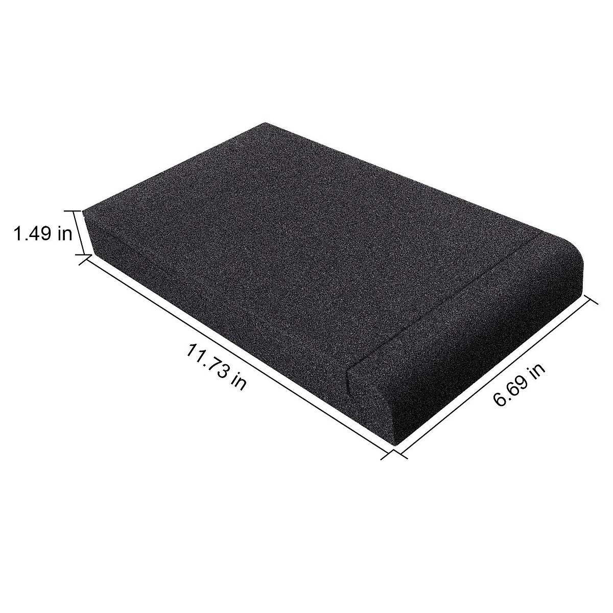 Studio Monitor Isolation Pads, Suitable for 5" inch Speakers, High-Density Acoustic Foam for Significant Sound Improvement, Prevent Vibrations and Fits most Stands - 2 Pads