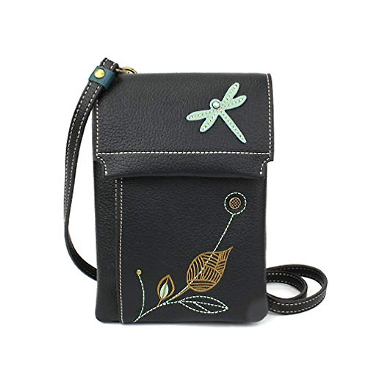 CHALA CRISS Cellphone Xbody - RFID -Dragonfly - black