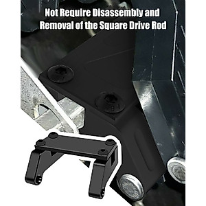 Metal Drive Toggle Bracket Fits for La-Z-Boy Lazyboy Power Recliners Aluminum Repair Parts Black with 2 Plastic Split Bushings