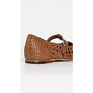 Freda Salvador Women's Fiona Flats, Caramel Woven, Tan, Brown, 11 Medium US