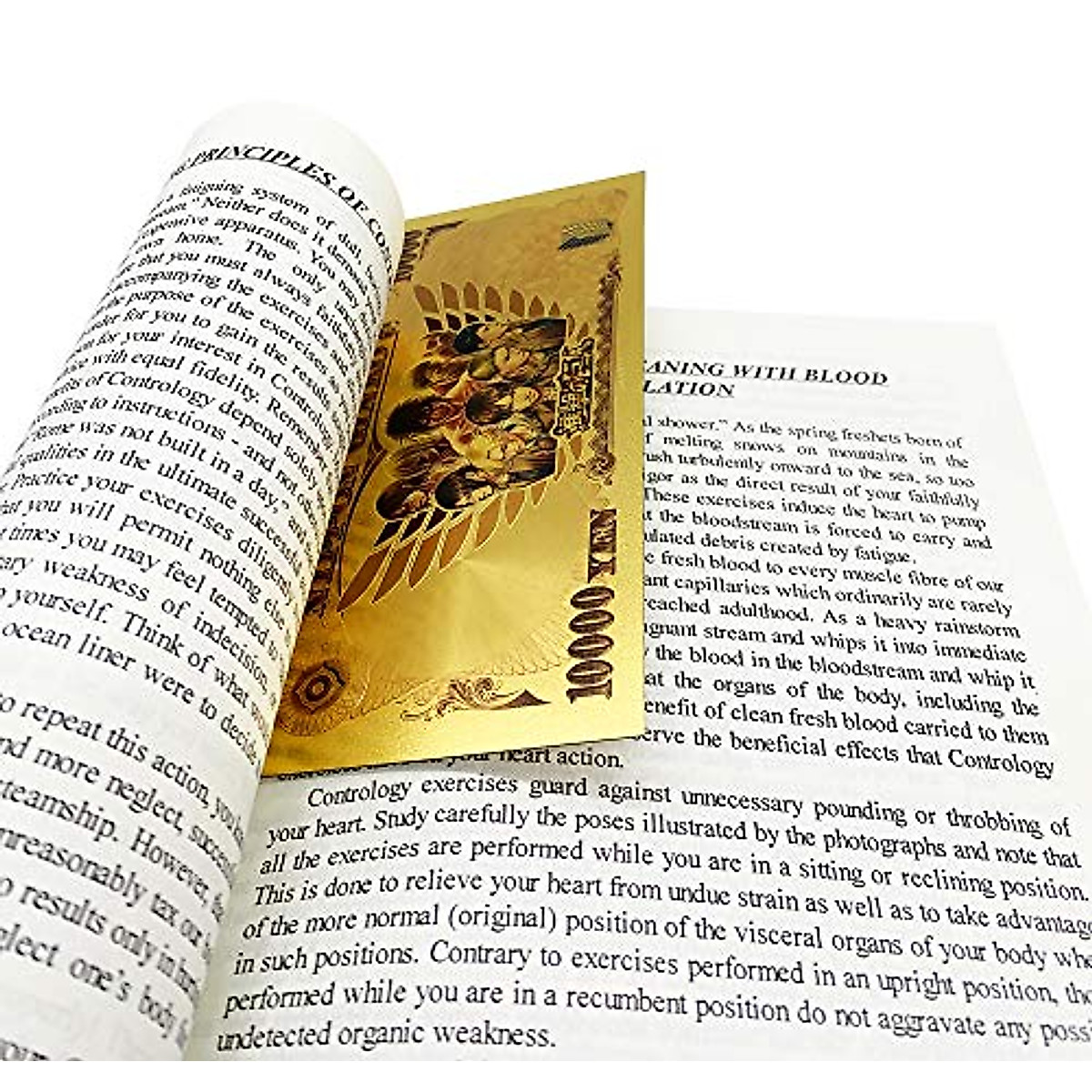 YJacuing Anime Attack on Titan Gold Coated Banknote, Limited Edition Collectible Bill Bookmark (6 PCS Collection)