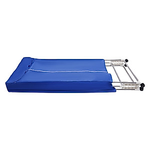 VPABES Portable Clothes Dryer with Timer, 1200W Drying Machine for Laundry 2-Tier Foldable Clothes Dryer Rack Stainless Steel Mini Dryer for Apartments Home Dorms Travel RV (Blue w/Remote)