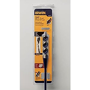 IRWIN 1890775 Flexible Installer Drill Bit with Screw Tip, 3/4-Inch Shank, 54-Inch Length
