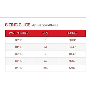 Thermoskin Sacroiliac Belt, Black, Small, 3.4 Ounce