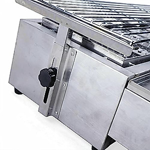 Gas Grill BBQ Gas Grills 8 Burner BBQ Grill Outdoor Party Cooker Stainless Steel Barbecue Grill Commercial Gas Grill Burners Cooker Smokeless for Camping Picnics