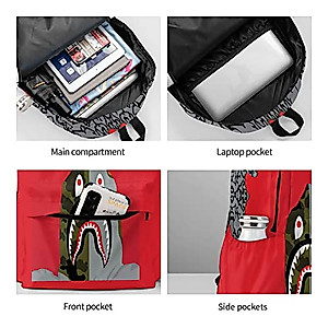 Piduwai Fashion Camo Backpack Laptop Backpack Travel Bag Casual Daypack Hiking Bag 16.9Inch School begin Gifts