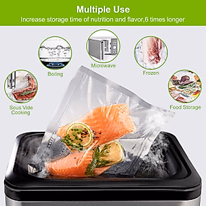 MAGIC SEAL Vacuum Sealer Bags, 3 Rolls 12’’ × 16.4’ Textured Vac Seal Bags for Food Storage or Sous Vide, BPA Free, Commercial Grade - NOT Work with MAGIC SEAL MS175 Vac Sealers