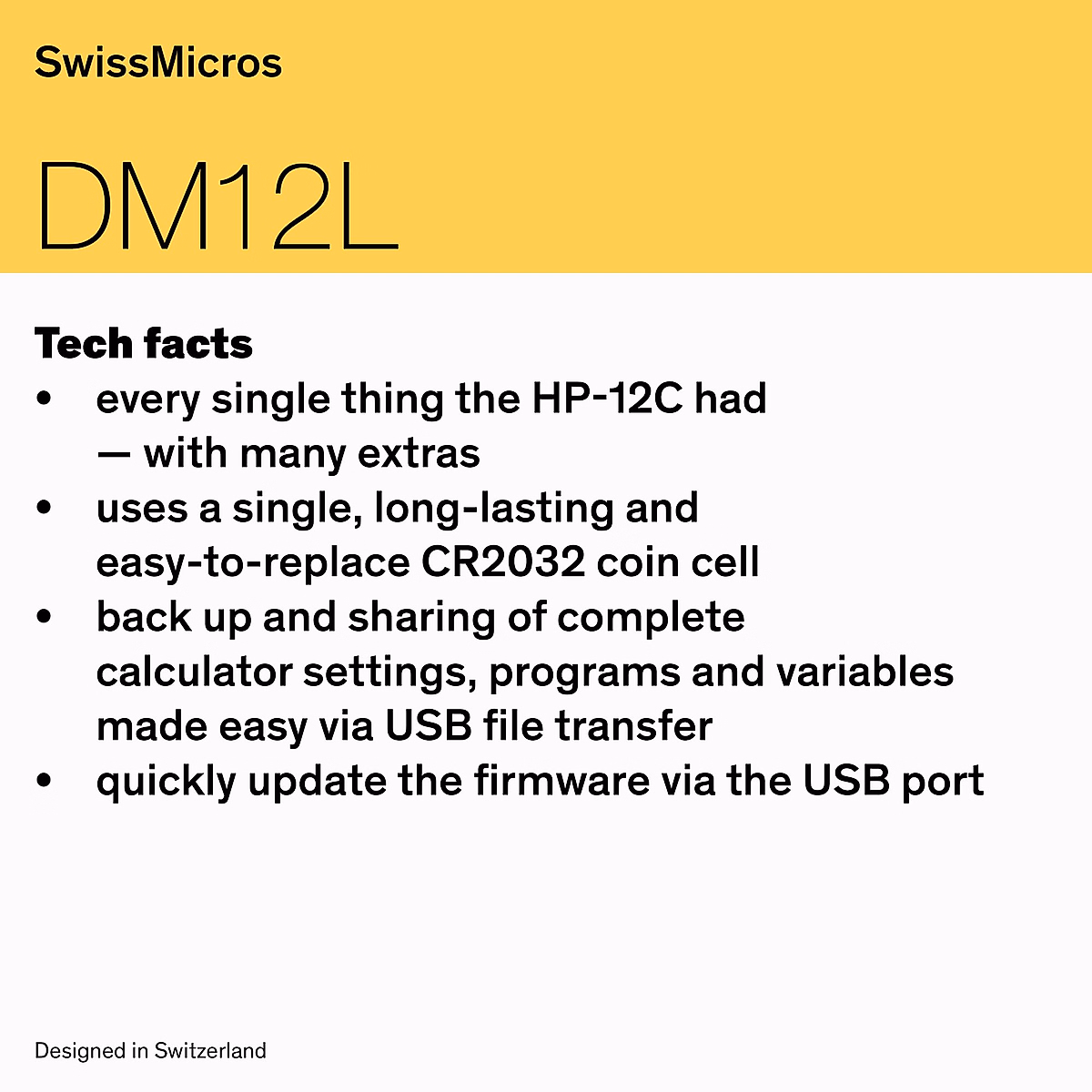 DM12L Business Calculator