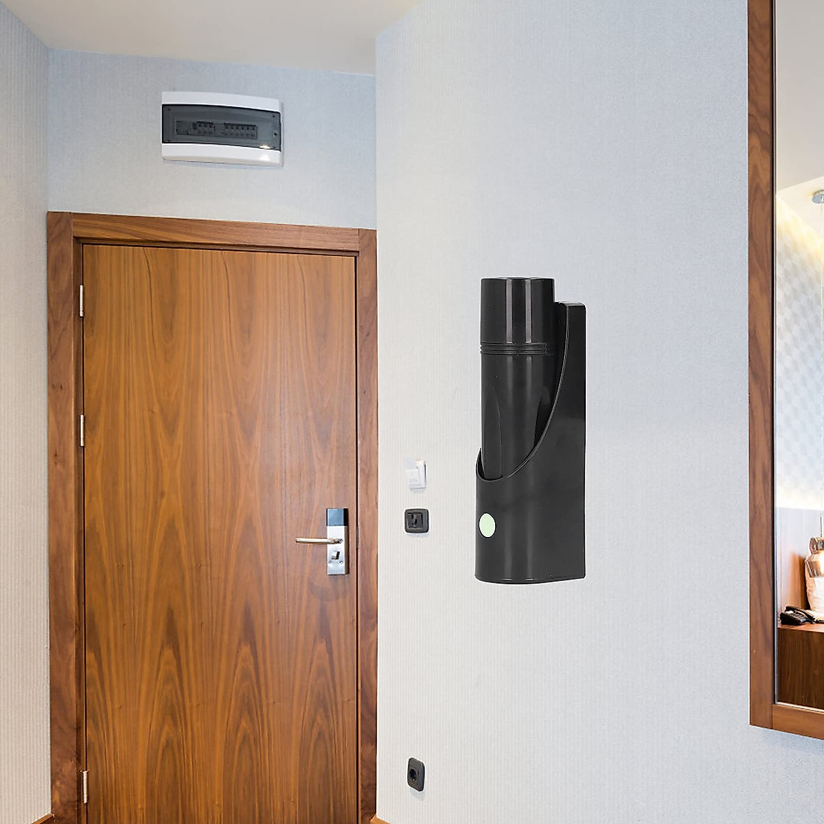 LED Emergency Lights For Home Power Failure, Wall Mounted Flashlights Flashlight White Light Plastic Flashlight Led Wallmounted Battery Power Supply, for Hotel Outdoor