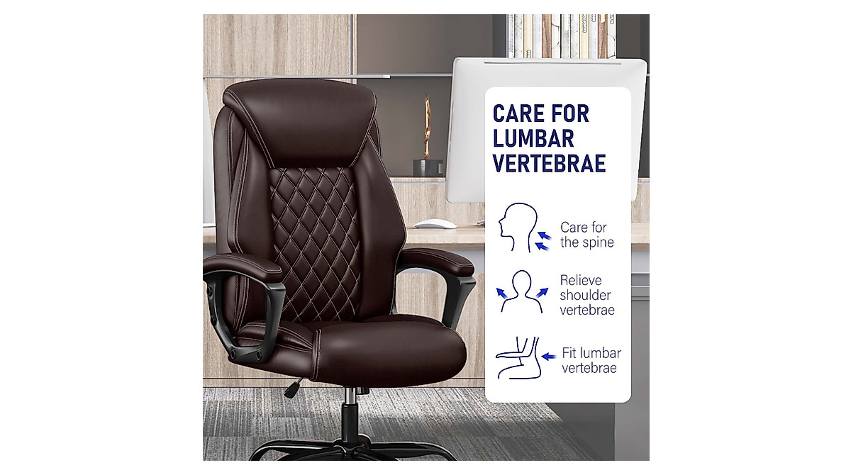 Ergonomic High Back Office Chair with Lumbar Support