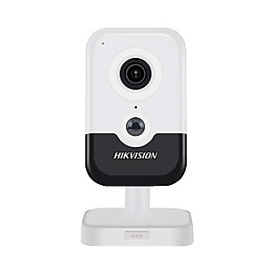 Hikvision 4MP PoE Cube Camera DS-2CD2443G0-IW, 2.8mm Lens with Build in Mic&Speaker, WiFi，Up to 128 GB SD Slot，Replacement Model for DS-2CD2442FWD-IW