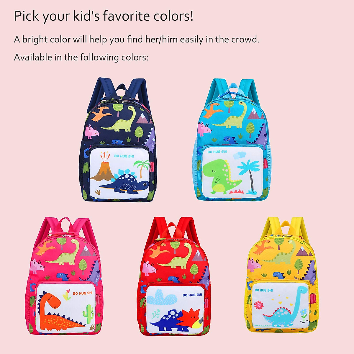 HWJIANFENG Kids Backpack Schoolbag Lightweight Children Elementary School Bag Large Capacity Preschool Kindergarten Book Travel Bag