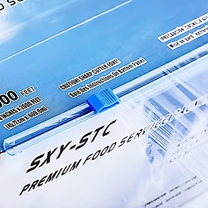 Plastic Food Wrap 3000 SQF18 INCH x2000 Foot pack of 2 food service USD 26/Count