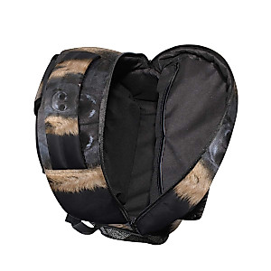 TropicalLife German Shepherd Dog Backpacks School Bookbag Shoulder Backpack Hiking Travel Daypack Casual Bags