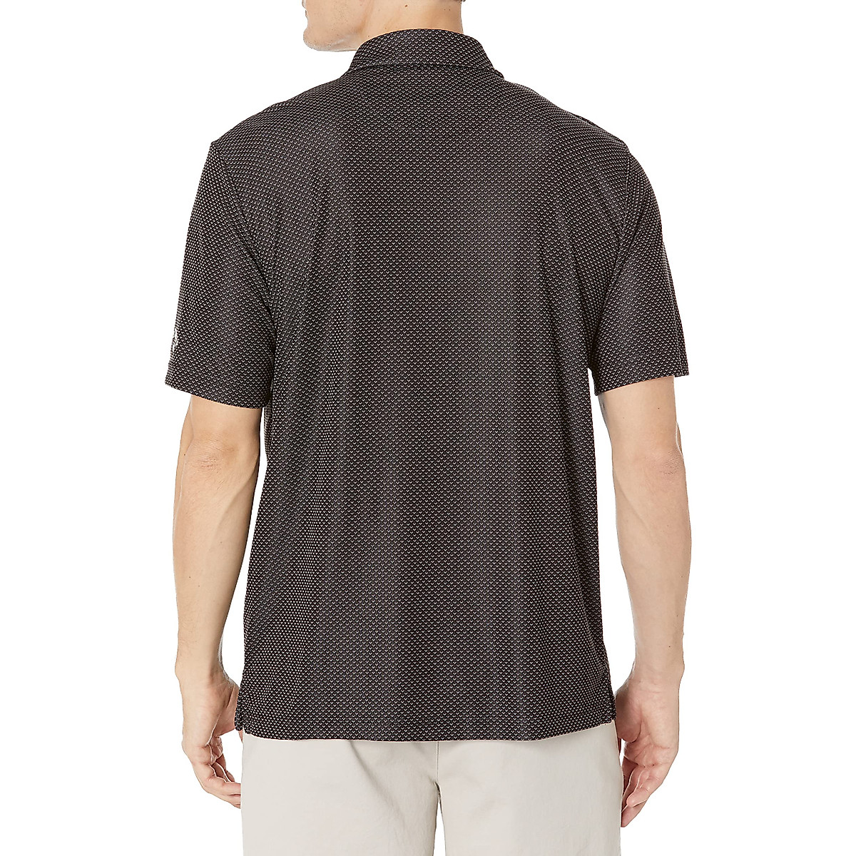 Callaway Men's Regular Pro Spin Chevron Jacquard Short Sleeve Golf Shirt (Size X-Small-4X Big & Tall), Pink Sunset, X-Large