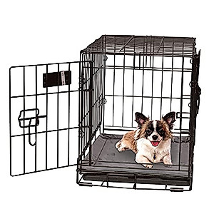 K&H Pet Products Memory Foam Crate Pad Gray X-Small 14 X 22 Inches