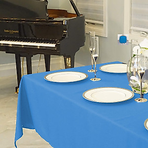 Kadut Rectangle Tablecloth (60 x 102 Inch) Caribbean Rectangular Table Cloth for 6 Foot Table | Heavy Duty Fabric, Stain Proof Table Cloth for Parties, Weddings, Kitchen, Wrinkle-Resistant Table Cover