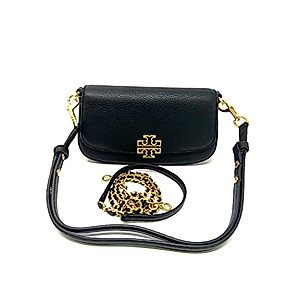 Tory Burch 138772 Britten Convertible Crossbody Bag in Black