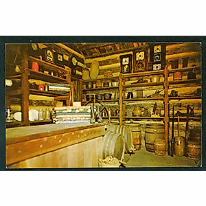 Hill McNamar Country Store Interior View New Salem State Park Postoffice Abraham Lincoln Postcard