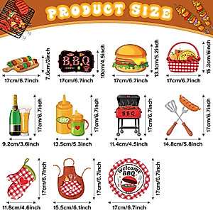 Ireer 52 Pcs Summer Picnic Party Hanging Decor Picnic BBQ Birthday Hanging Swirl Party Decoration Swirls for Picnic Barbecue Picnic Hanging Decor for Birthday Carnival Summer BBQ Picnic Party Supplies