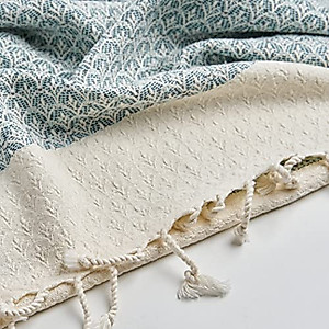 GOLD CASE Helen Original Turkish Hand Towels - Set of 4-20x40 100% Cotton Decorative Bathroom and Kitchen Towel for Hand, Face, Hair, Head, Farmhouse, Yoga, Gym. Tea Towel & Dishcloth, Aqua