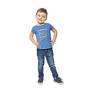 Promoted to Big Brother Bro Sibling Pregnancy Announcement Shirt Toddler Blue